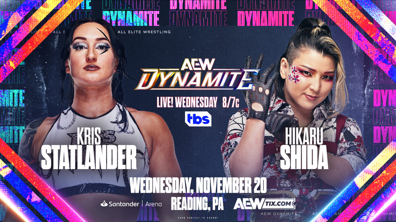 Cartelera AEW Dynamite 20 de noviembre 2024 En Vivo