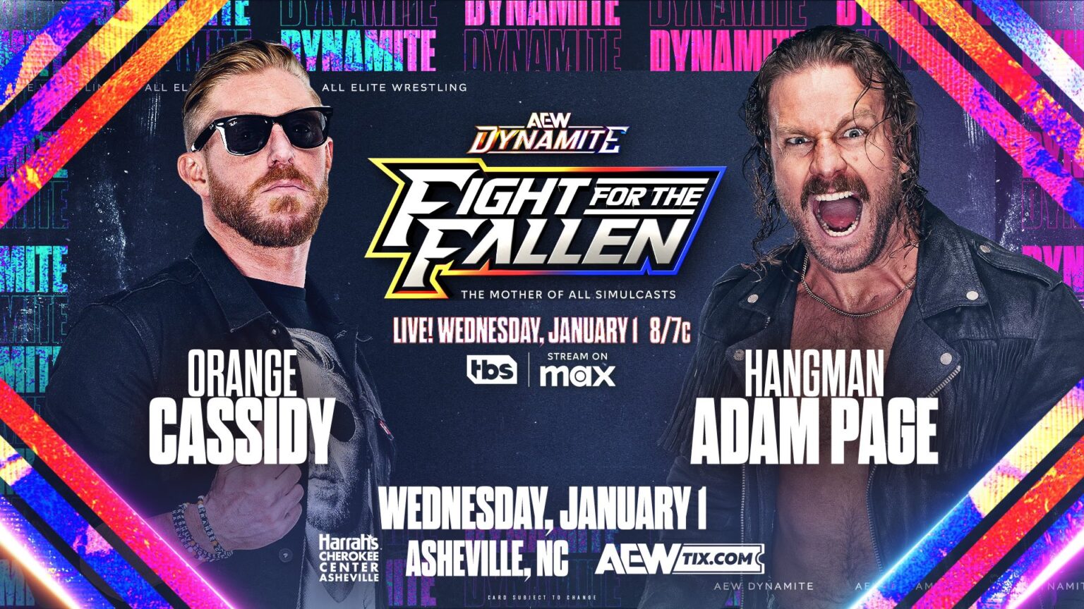 Cartelera AEW Dynamite: Fight for the Fallen 2025 - En Vivo
