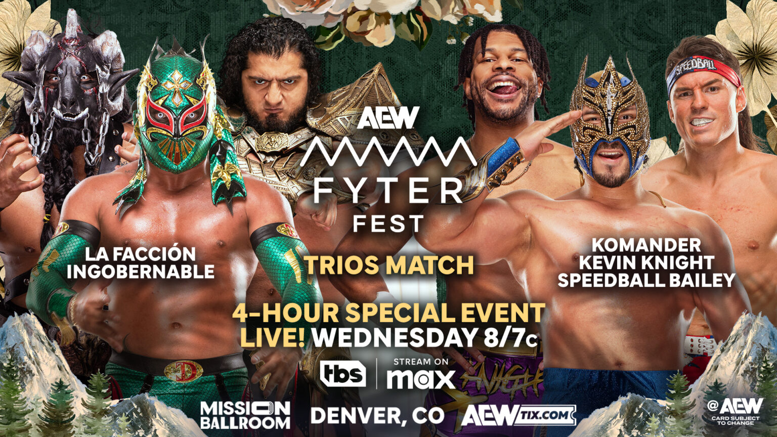 AEW Fyter Fest 4 de junio 2025: Cartelera y Horarios En Vivo