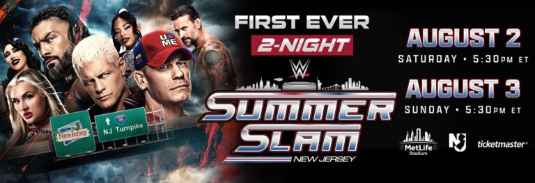 Cartelera WWE SummerSlam 2025 - En Vivo