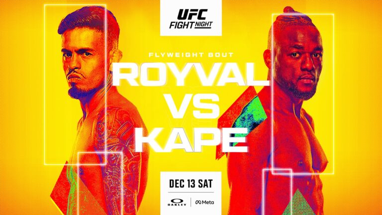 UFC Fight Night: Royval vs. Kape – Cartelera y Horarios En Vivo – Ver ...
